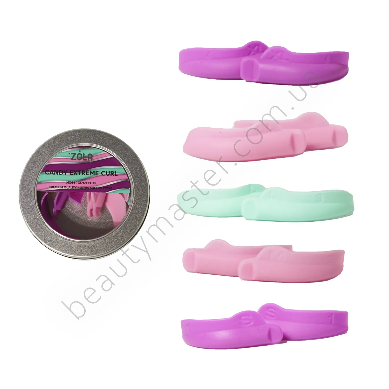 ZOLA Валики для завитка Candy extreme curl 5 пар | Beauty Master