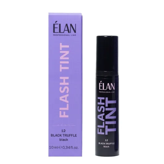 ELAN Flash Tint 12 Black Truffle - eyebrow dye with grooming effect